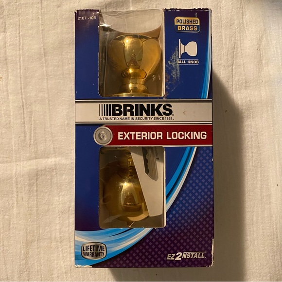 Brinks | Other | Brinks Exterior Locking Ball Knob Model 27105 | Poshmark
